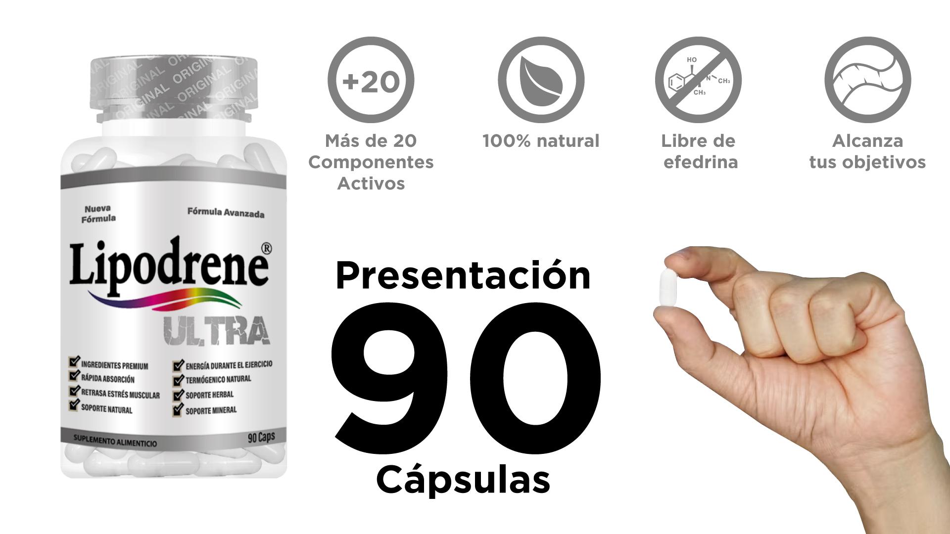 Lipodrene Ultra 90 cápsulas | Lipodrene